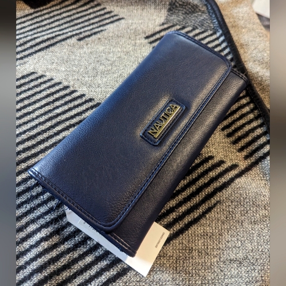 Nautica | Bags | Nautica Navy Blue Wallet | Poshmark